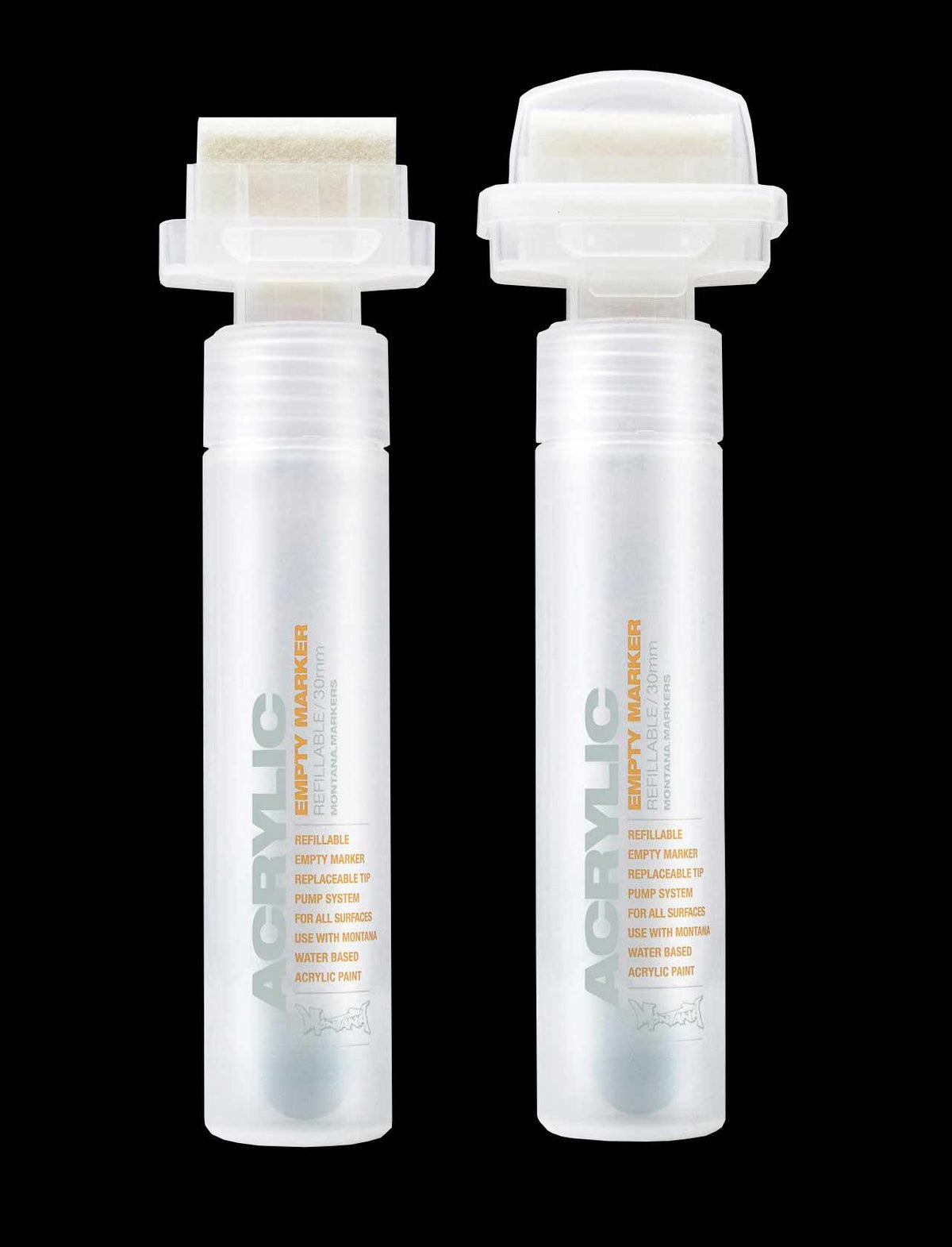 Montana ACRYLIC EMPTY Marker 30mm — Blankslaps