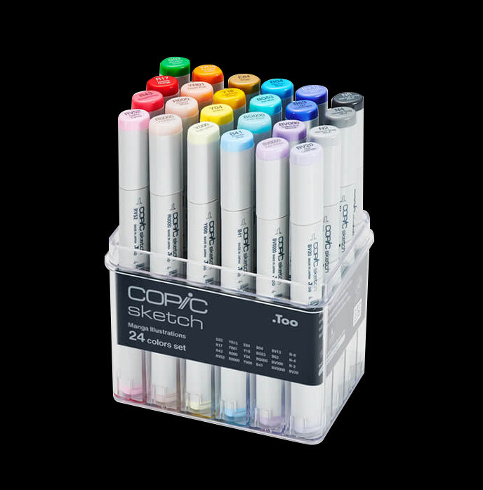 Copic Sketch 24 Set V2 — Blankslaps