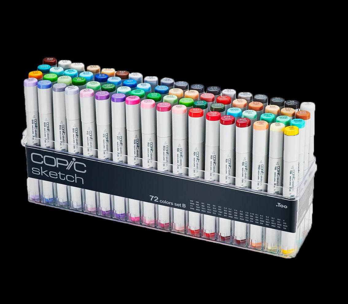 Copic Sketch 72 colors set B — Blankslaps