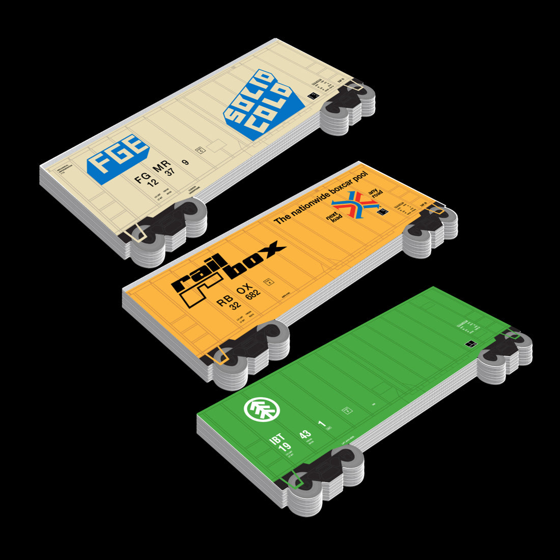 Jumbo Train Egg Shell Pack — Blankslaps