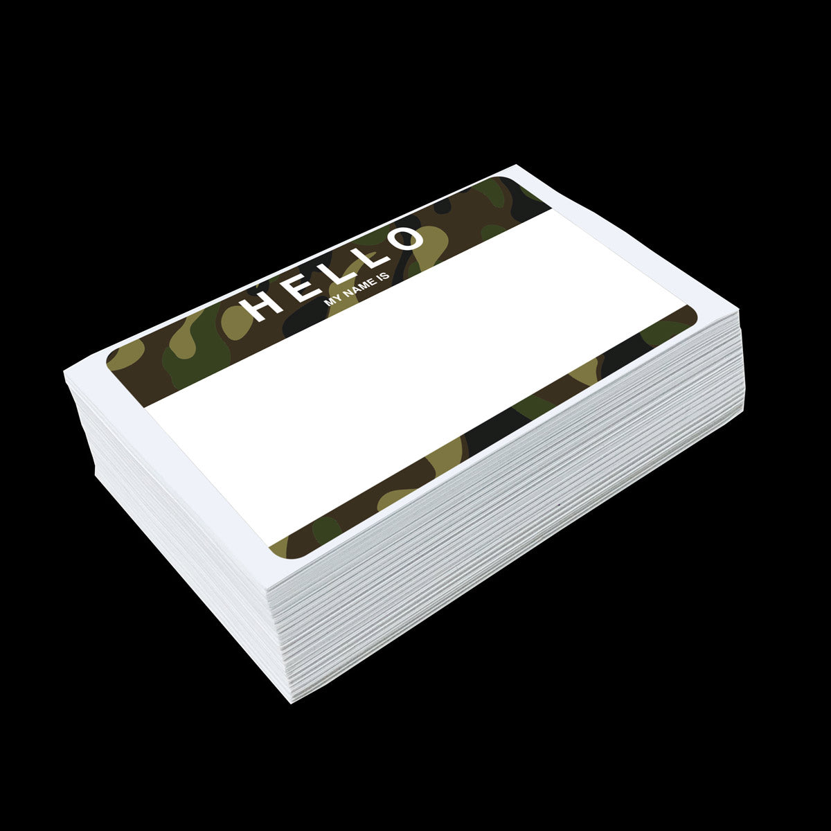 Camo Hello Blanks — Blankslaps